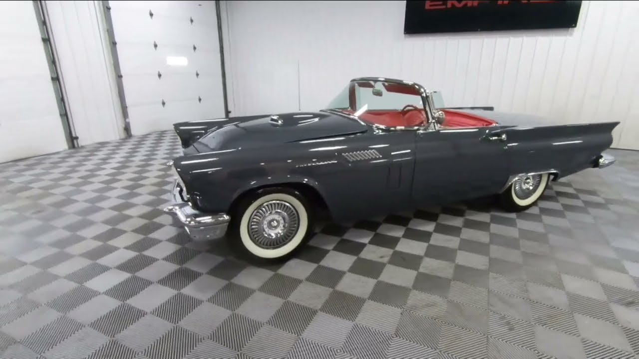 1957 Ford Thunderbird C4345 Cold Start and Walk Around