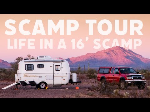 Scamp 16' DELUXE Model Tour | Our Home