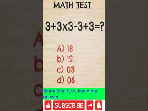 "Math Brain Teasers That Will Make You Think!"#youtubeshorts #math