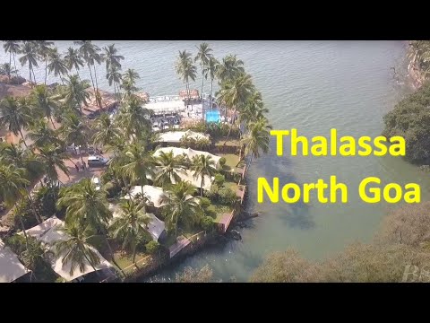 Thalassa Greek Taverna - a must visit in Goa! | Drone shots!