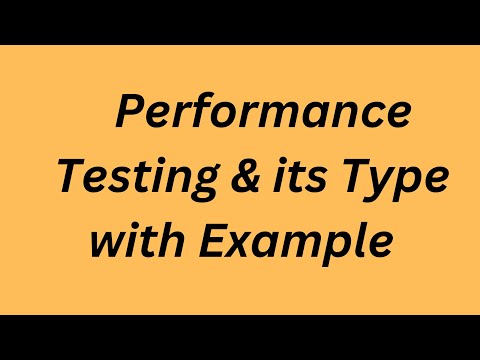 Performance Testing and It's Types With Real life Examples | Software Testing | Load Testing, Stress