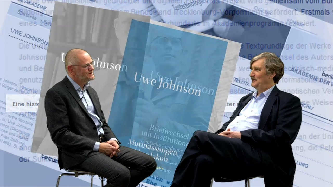 Die Uwe Johnson Werkausgabe (4/4). Video auf suhrkamp.de