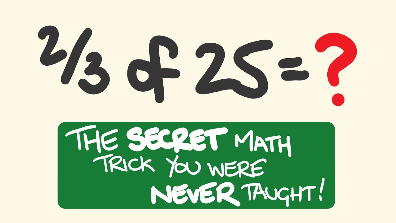 Easy fraction trick you should know