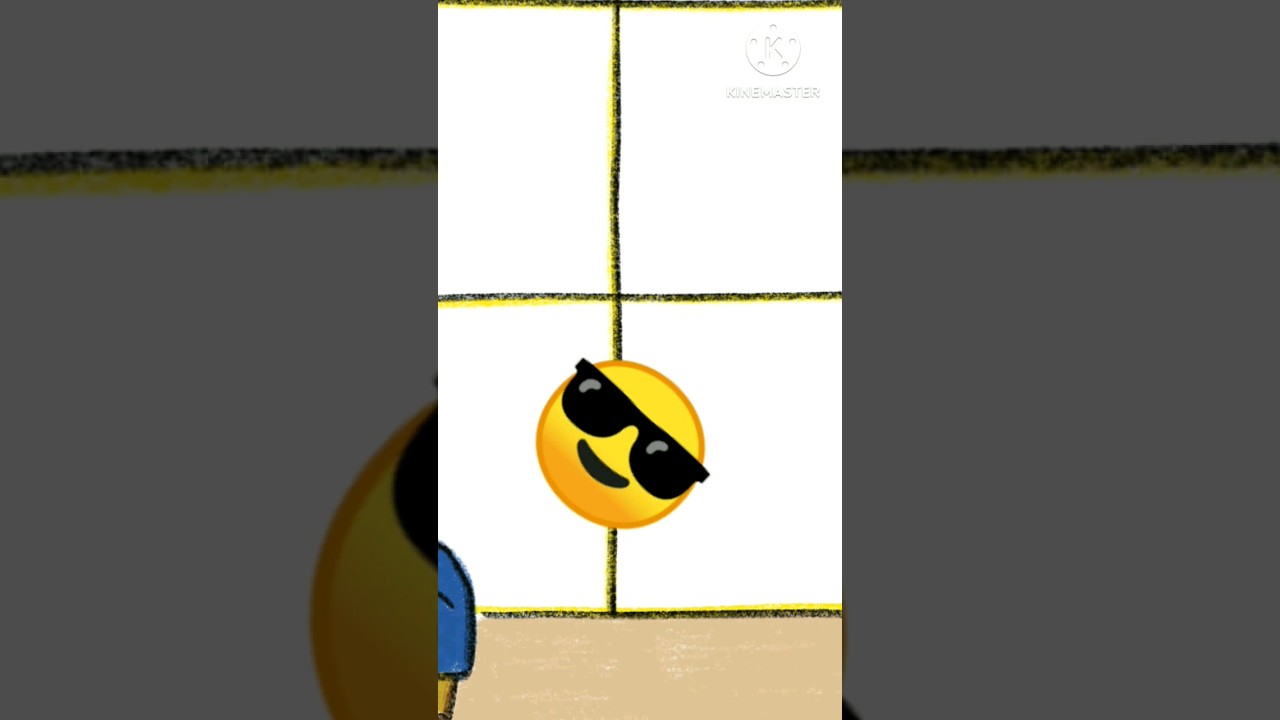 What does the emoji do when nobody's around....? #funny #emoji #kinmaster #shorts