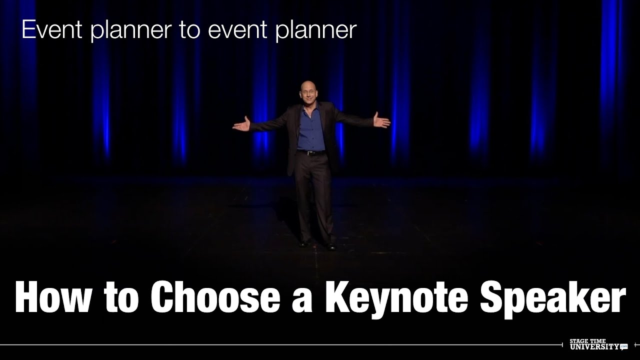 How to Choose a Keynote Speaker