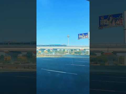 Dubai metro train