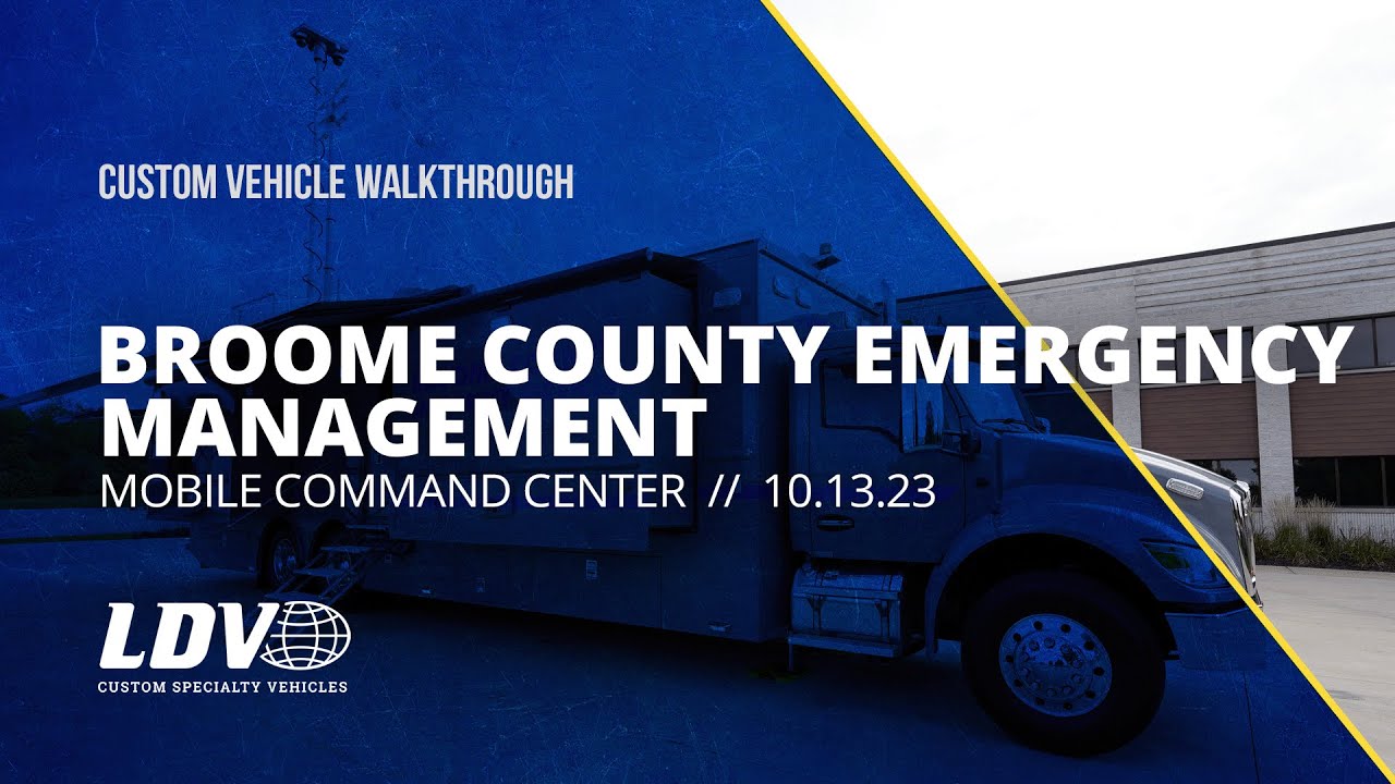 Broome County Emergency Management (NY) Mobile Command Center