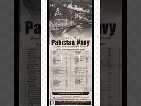 join pak navy |govt jobs updates |apply online