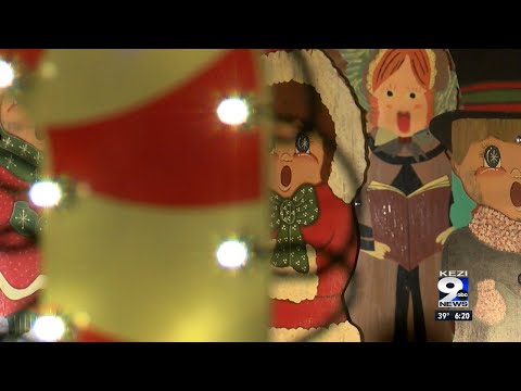 Christmas display in search of home