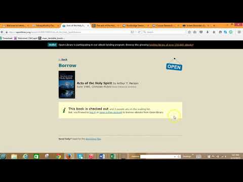 Reading Books from Internet Archive & Open Library