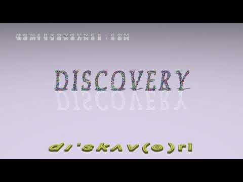 discovery - pronunciation + Examples in sentences and phrases