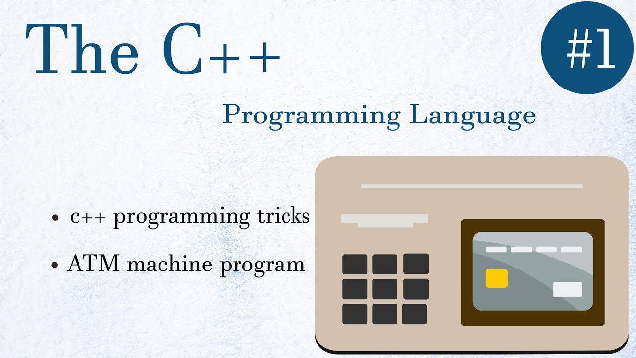 ATM  machine program and ATM machine  project in c++