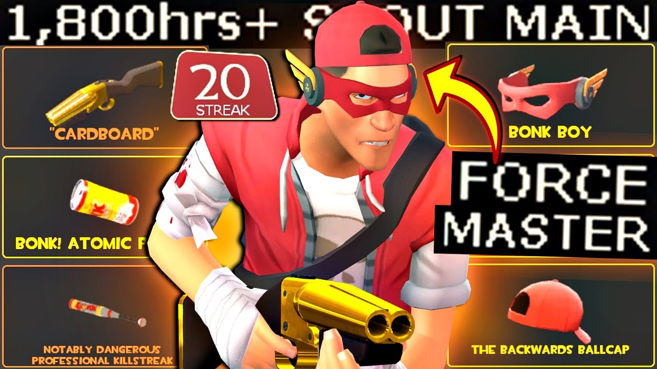 THE KNOCKBACK SCOUT🔸1800+ Hours Experience (TF2 Gameplay)