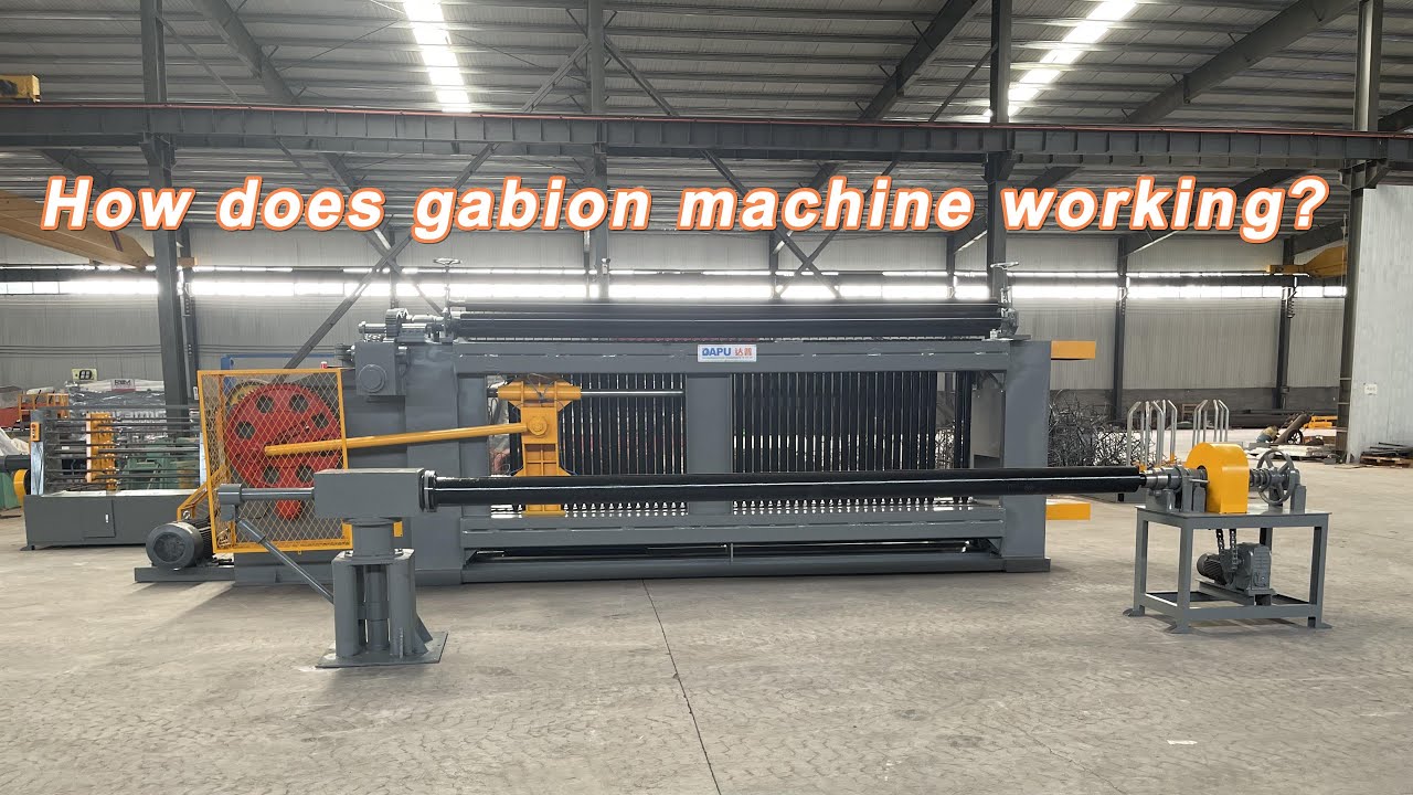 How does gabion machine working| DAPU Gabion mesh machine