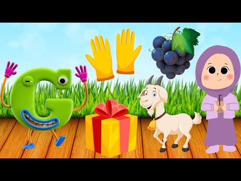 Things starts with letter G | letter Gg | things that begins alphabet G words | kids vocabulary