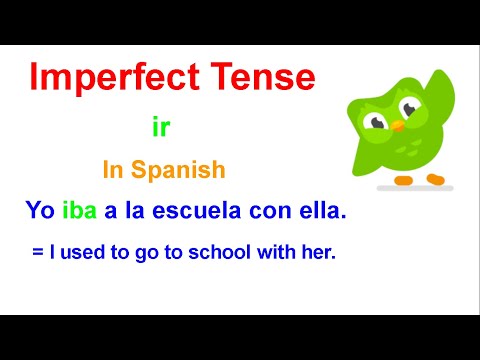 Lesson 84 - Spanish Course - Imperfect Tense of "ir"