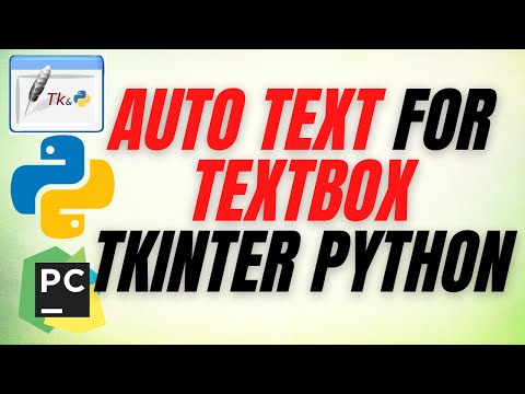insert auto text for textbox in tkinter python - Python Tkinter GUI Tutorial