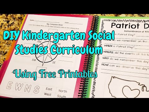 Kindergarten Social Studies DIY Curriculum (Free Printables)