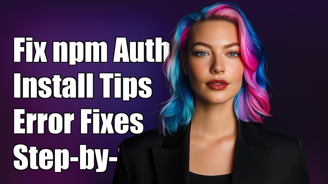 Fixing npm Install Authentication Errors: Step-by-Step Guide