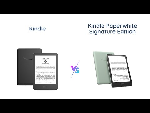 Kindle 2022 vs Kindle Paperwhite Signature Edition - Which one is for you?