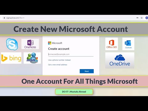 How To Create New Microsoft Account In 2020 ll One account for all things Microsoft