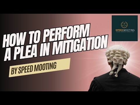 How to structure a plea in mitigation