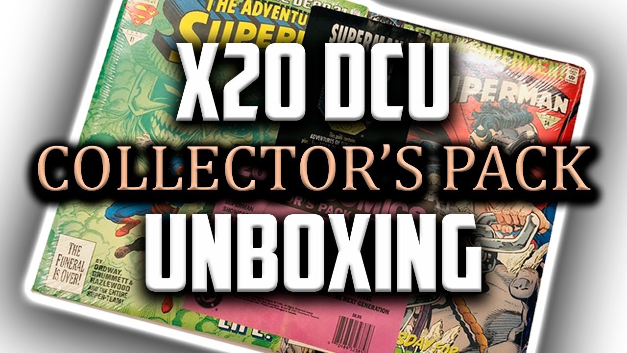 The Hunt For DC UNIVERSE LOGO UPC VARIANTS - x20 DCU Collector's Pack Mystery Unboxing