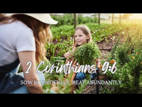 Sow Bountifully, Reap Abundantly - 2 Corinthians 9:6 #god #biblestudy #jesus #gospel #sow #reap