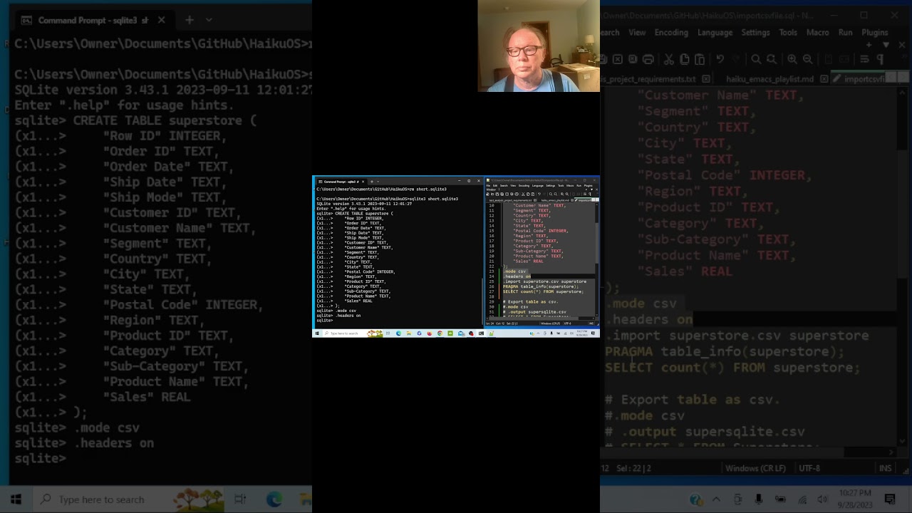 SQLite3: Importing a CSV File #shorts