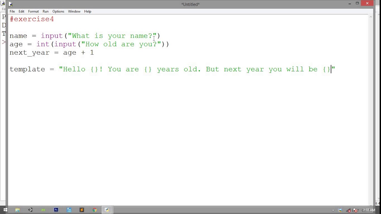 Basic Python - Template (Part 5) TAGALOG VERSION