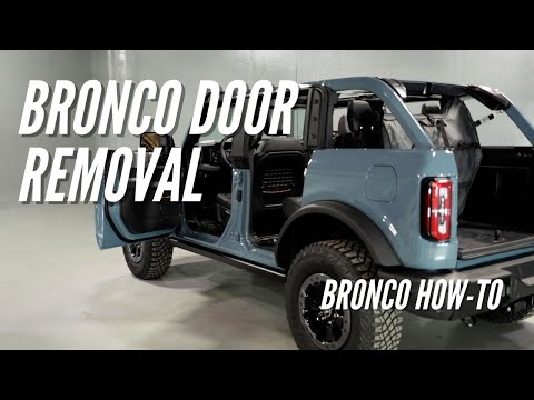2021 Ford Bronco Door Removal Requires a 13-mm Hex Socket and a Bit of ...