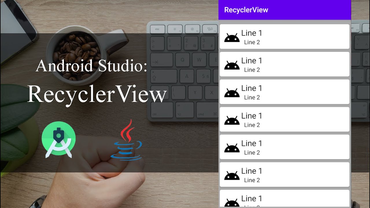 RecyclerView + CardView - Part 3 - Get Data - Android Studio Tutorial