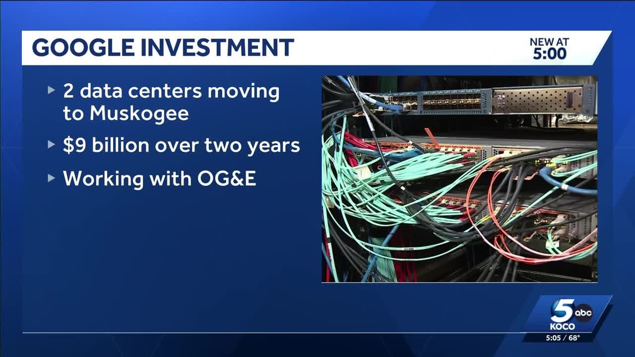 Google to build two new data centers in eastern Oklahoma