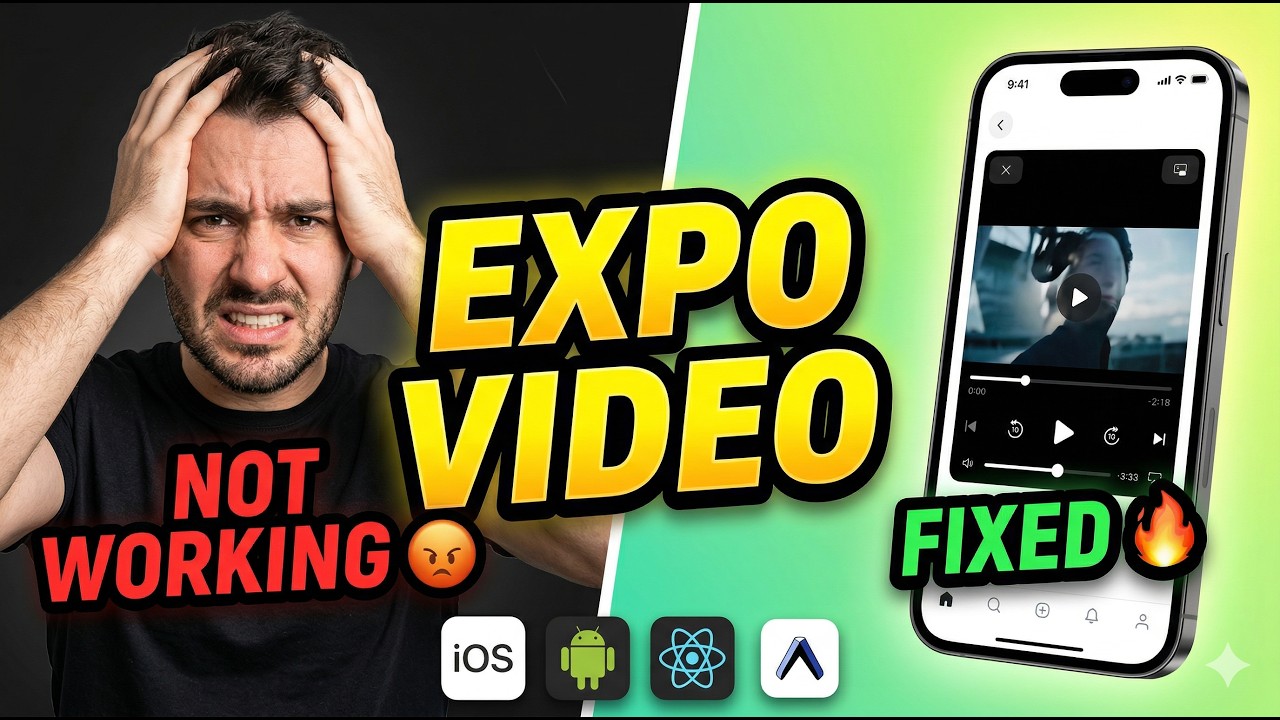 React Native Expo Video Tutorial (2026) — Play, Pause & Loop Explained