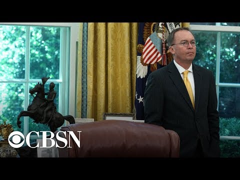 Live: Acting Chief of Staff Mulvaney is speaking from the press briefing room at the White House