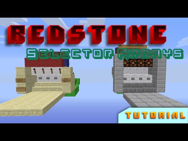 COMPACT Selector Array Designs Minecraft Map