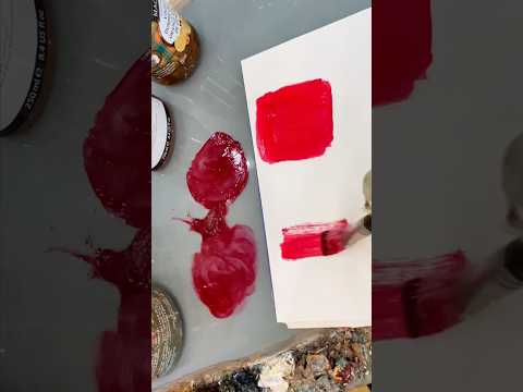 Oil painting techniques explained: Glaze vs. Wash ✨ #oilpaint #arttutorial