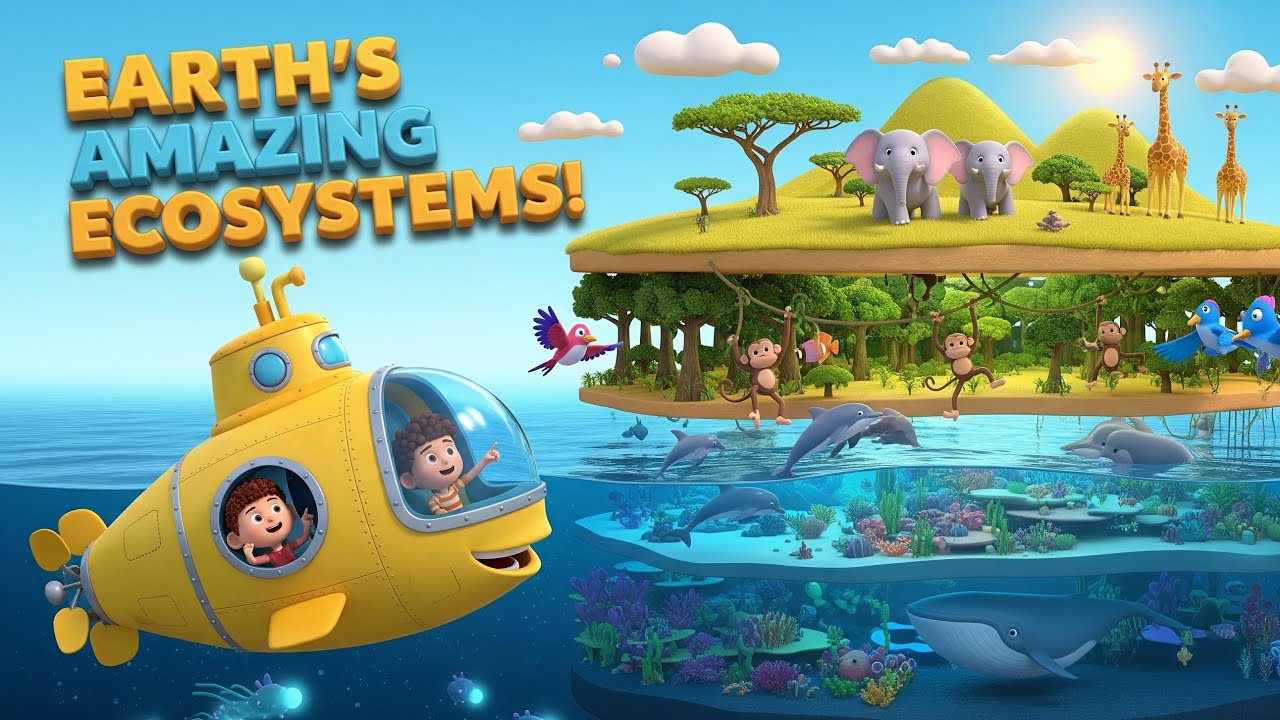What is an Ecosystem? 🌎 Earth's Forests, Deserts & Oceans!