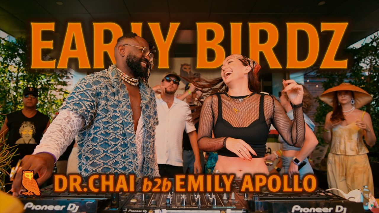 Sunrise Afro House at Early Birdz Coffee Rave | DR. CHAII b2b EMILY APOLLO