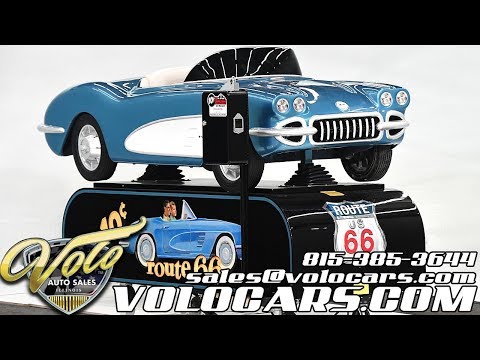 1960 Chevrolet Corvette Kiddie Ride for sale at Volo Auto Museum (E17781)