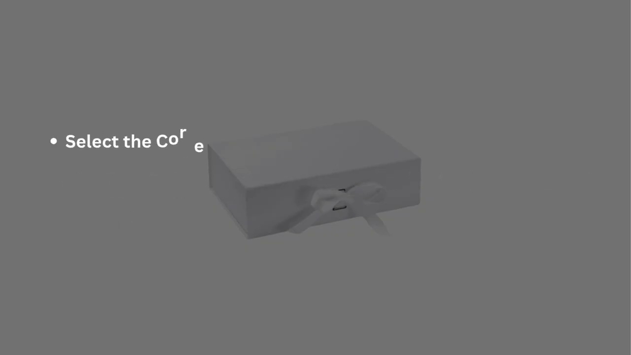 Elegant White Gift Box with Ribbon for Every Occasion