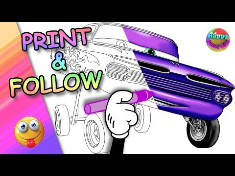 PRINTABLE COLORING FOR KIDS 🚘 CARS 🚗🚕🚛 Ramone, coloring pages