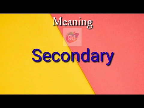 Secondary Meaning with Pronunciation//Googul Dictionary//
