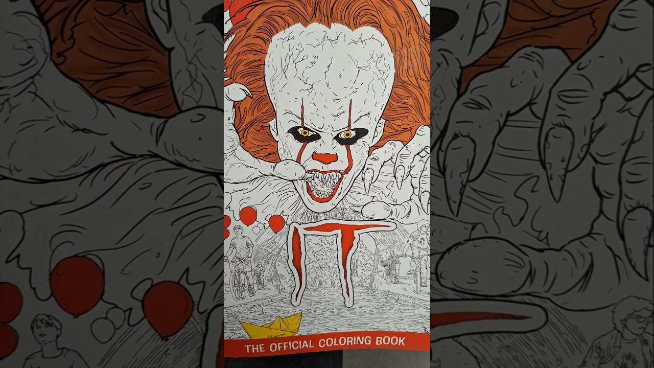 IT Pennywise coloring book collectible item #goldhunter137