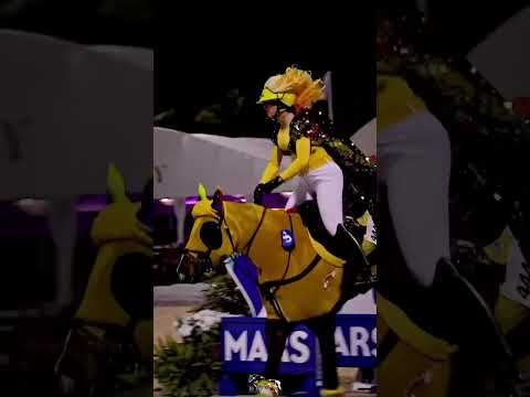 Props to these horses for still performing amazing even in these costumes