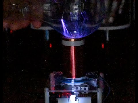 C.K. builds a Tesla coil kit from HandsMagic