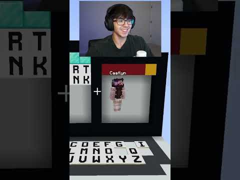 Minecraft Wordle VS GIRLFRIEND IS THAT WORD REAL???🤔#minecraft #shorts #minecraftshorts