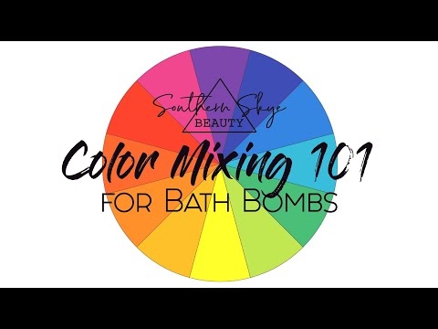 Color Mixing 101 - For Bath Bombs