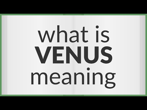 Venus | meaning of Venus