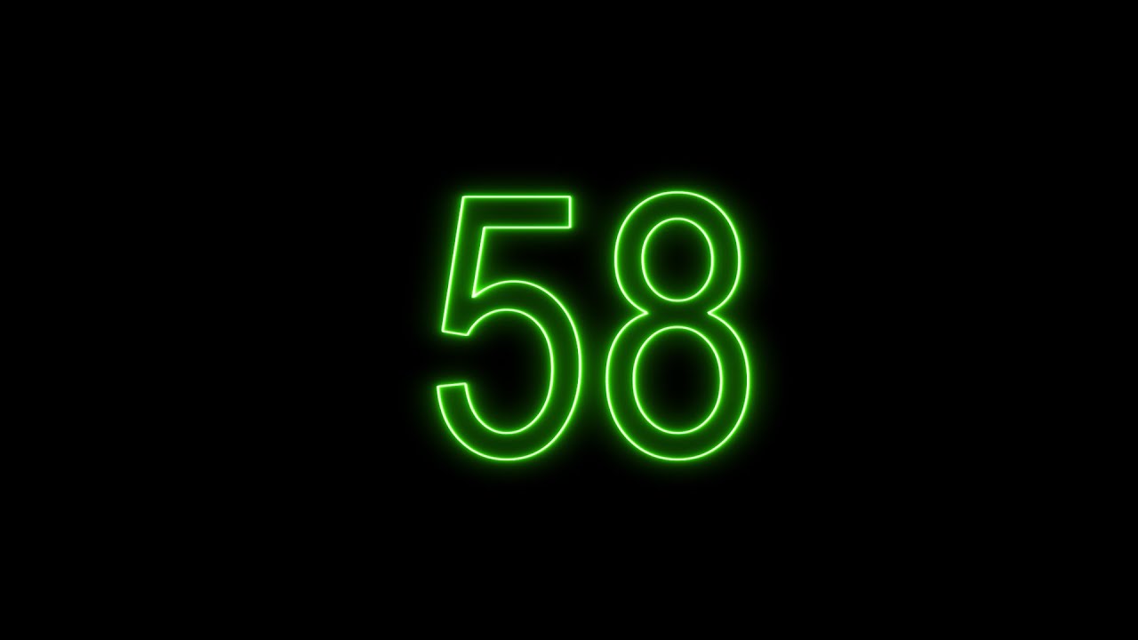60 Seconds Timer | 60 Seconds Countdown 4K Footage #13 - COPYRIGHT FREE